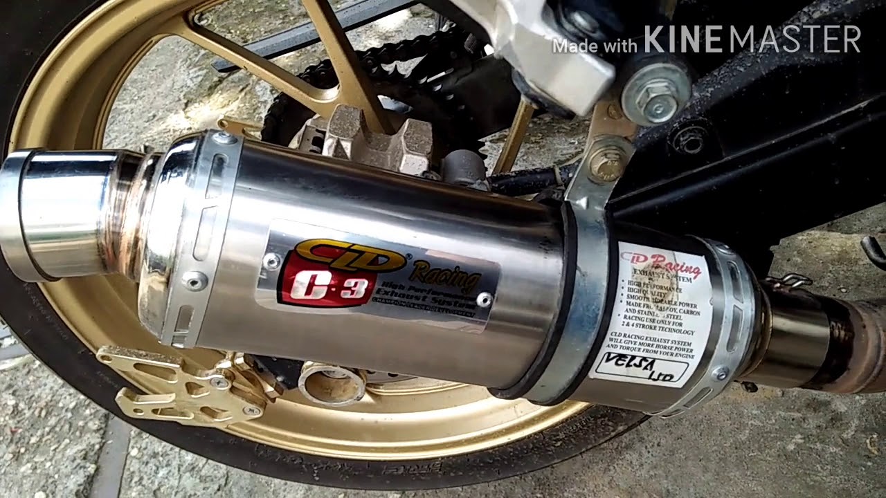 Knalpot CLD C3 Oval CB150R - YouTube