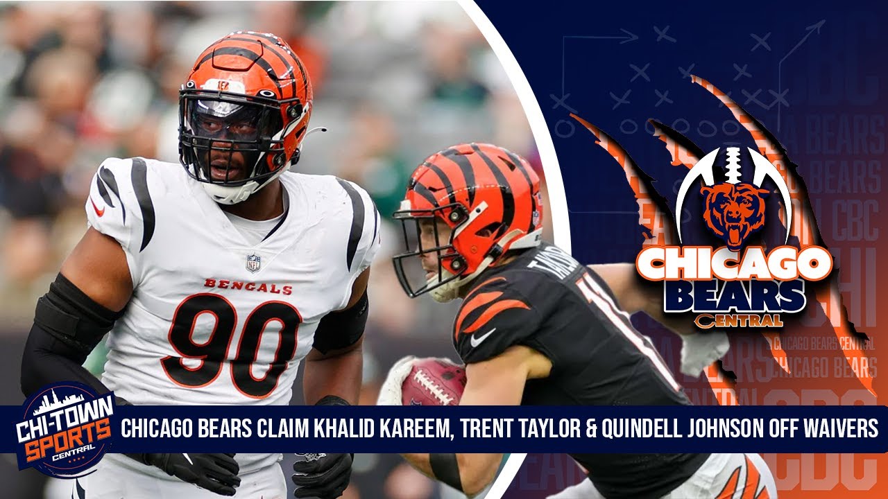 Chicago Bears Claim Trent Taylor, Khalid Kareem & Quindell Johnson Off ...