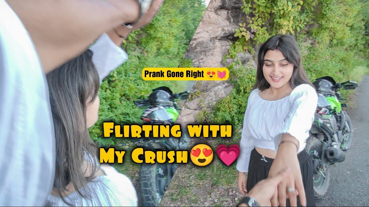 Flirting With My Crush🥰💗Gone Romantic😍💕| ronit k fam - YouTube