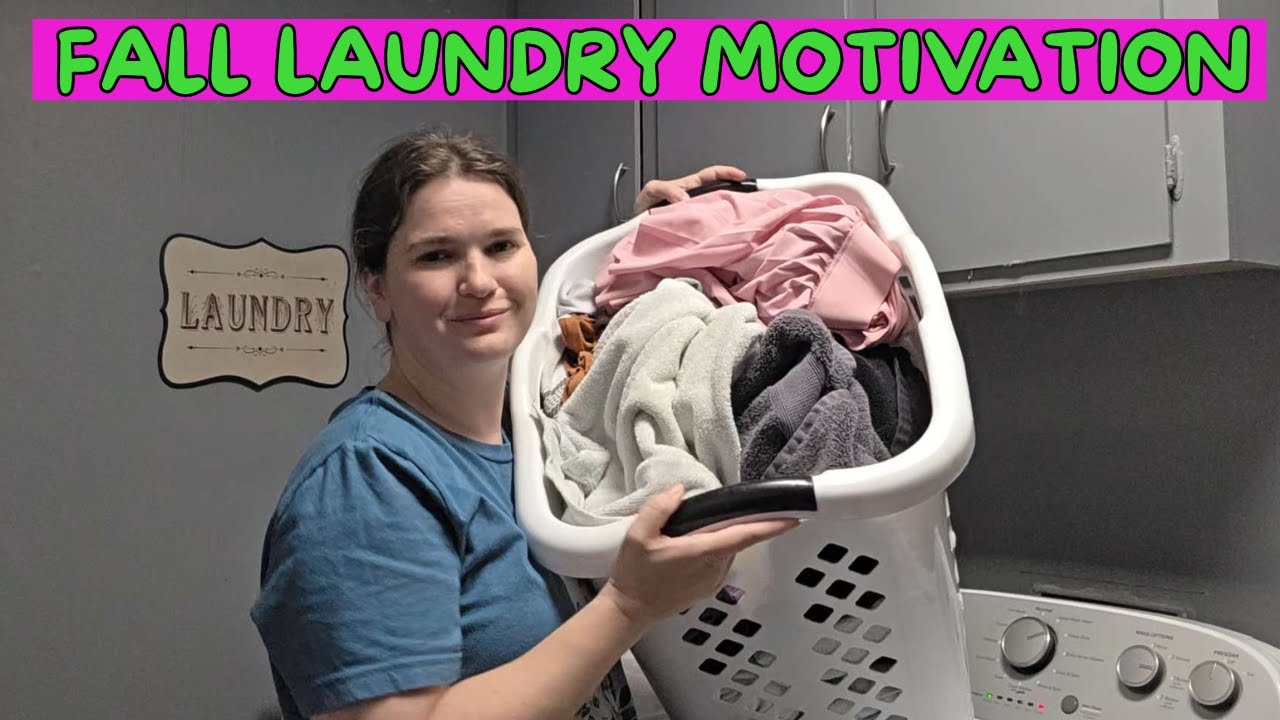 FALL LAUNDRY MOTIVATION | WASH DRY REPEAT | 2025 FALL LAUNDRY ...