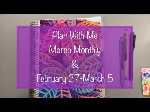 Plan With Me: Erin Condren Horizontal Planner - YouTube
