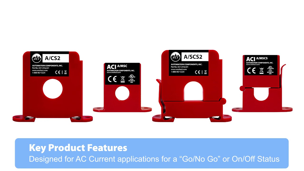 ACI's Redesigned Current Sensor Line - YouTube
