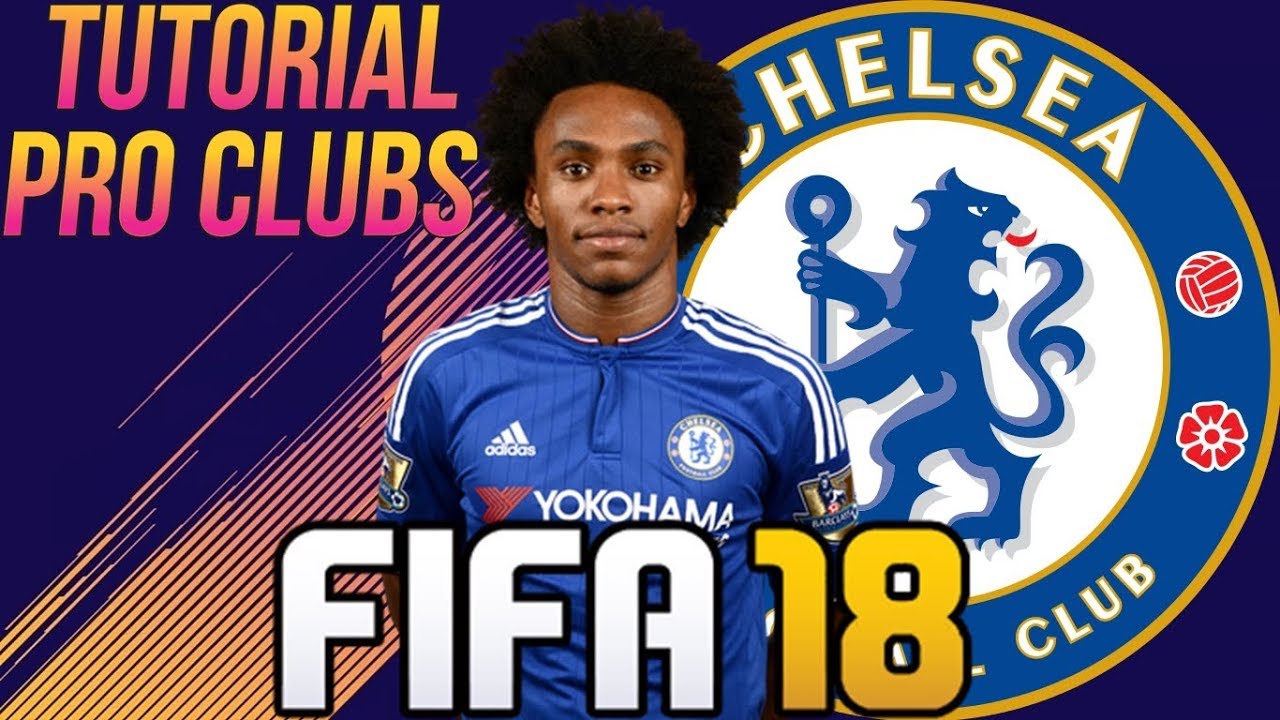 FIFA 18 - TUTORIAL FACE I Willian (Chelsea FC) [Pro Clubs] - YouTube