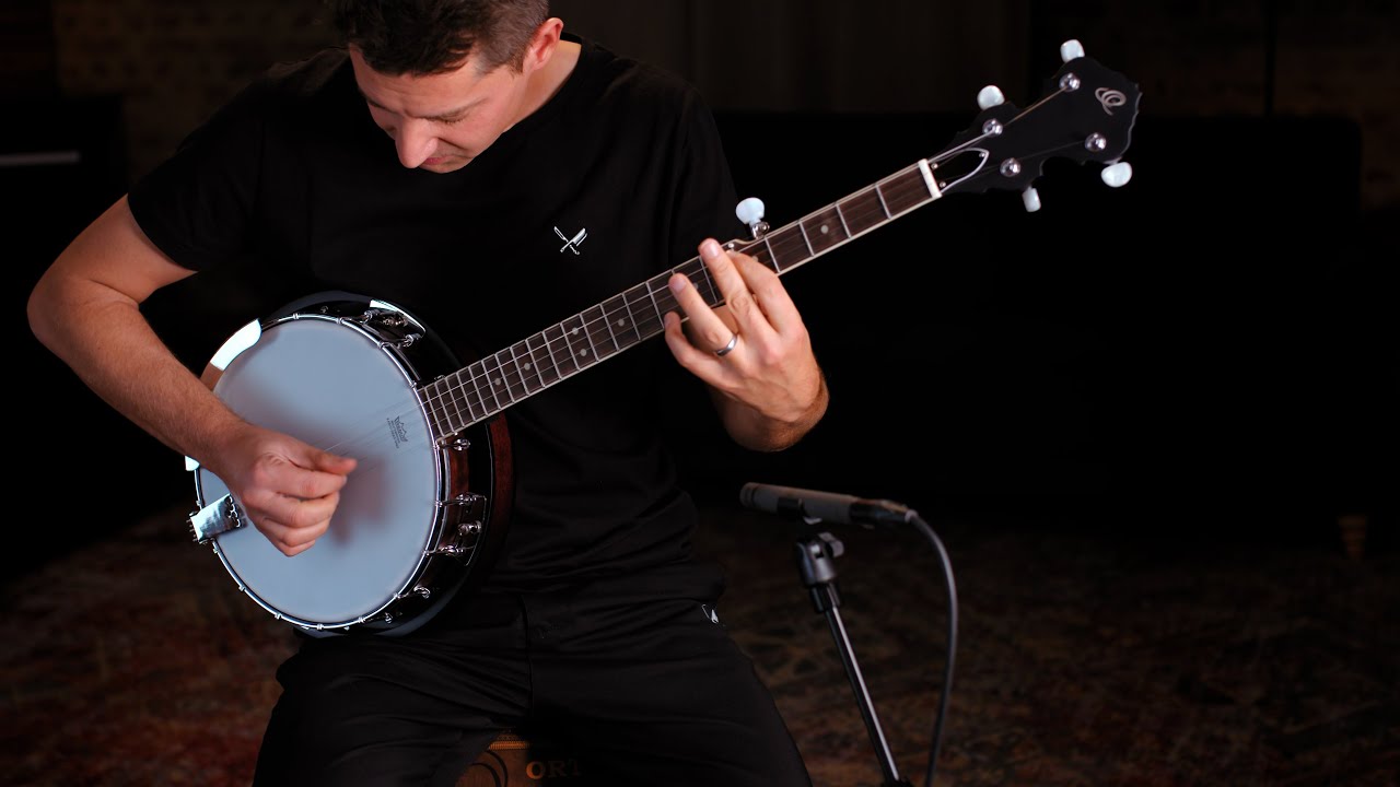 OBJ150, Banjo with mahogany resonator, Americana Series, distressed ...