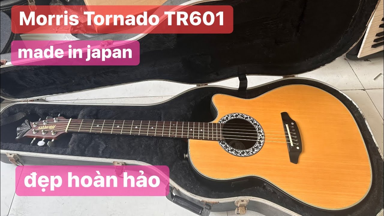 Đàn guitar Morris Tornado TR-601 japan. Giá:7tr300k ( test guitar ...
