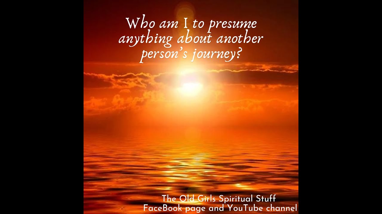 Judging another's Spiritual Journey Video - YouTube