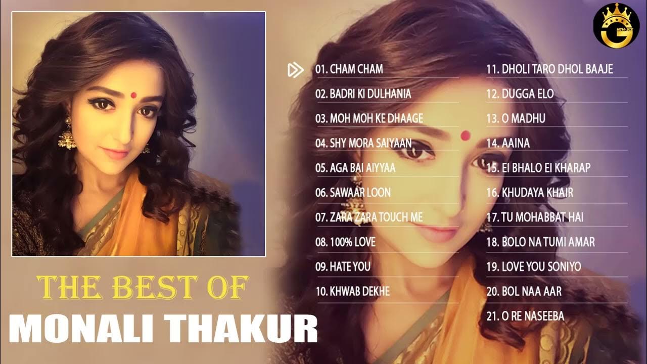Best Of Monali Thakur Songs // 90's Evergreen Bollywood Songs Jukebox - YouTube