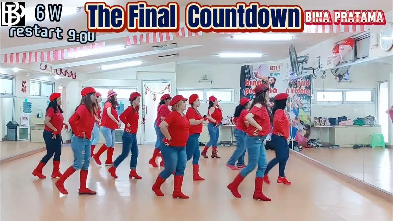 The Final Countdown|Line Dance| Bina Pratama|April 2024|Chor:Fonna Queenterina|Max Oazo|Wamlo ...