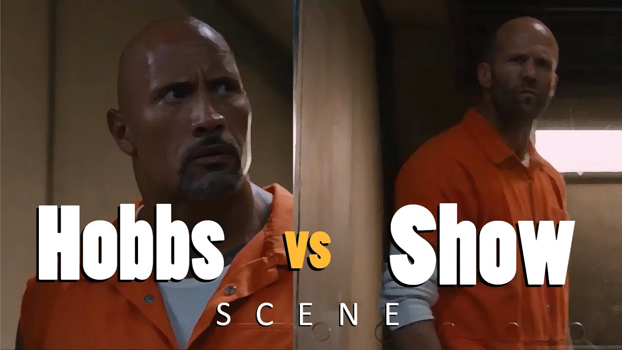 Hobbs vs Show Prison Escape Scene - The Fate of the Furious (2017 ...