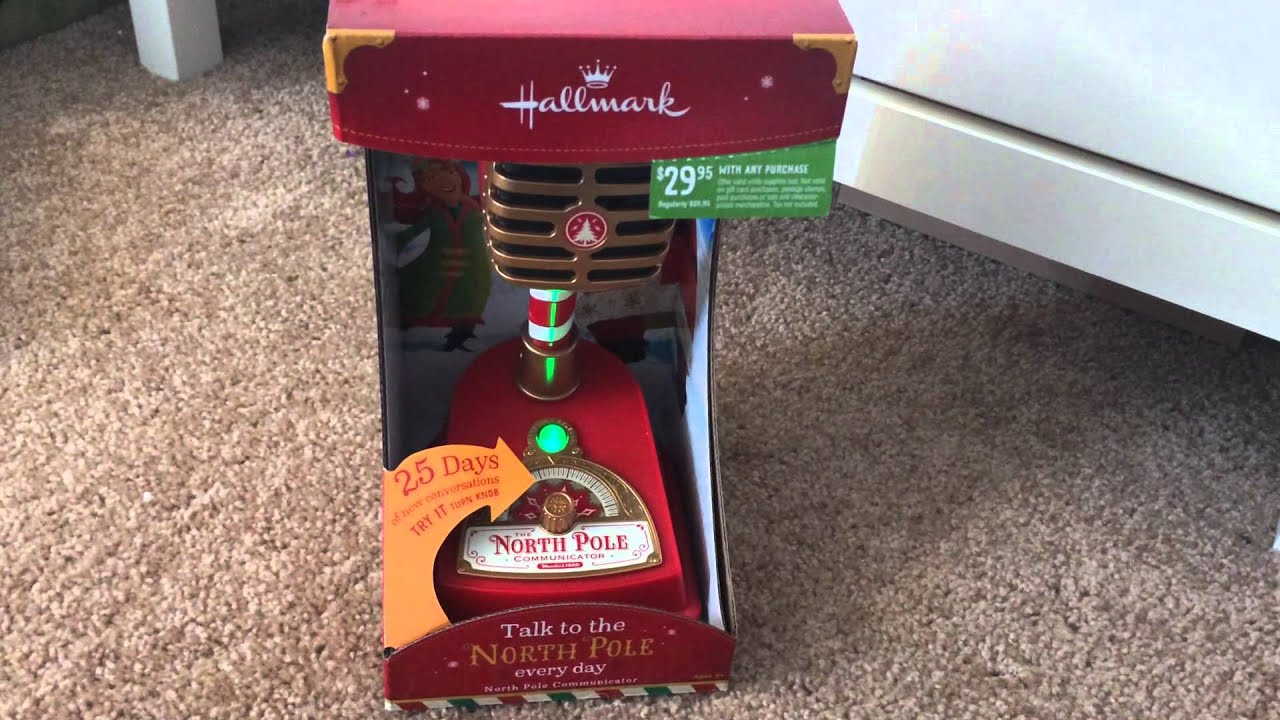 Check Out The Hallmark North Pole Communicator! - YouTube