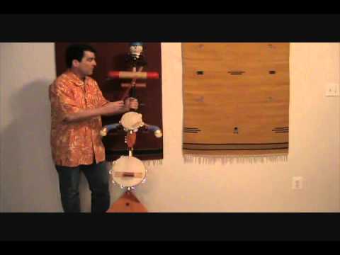 Homemade Stumpf Fiddle (broom handle and percussion toys) - YouTube