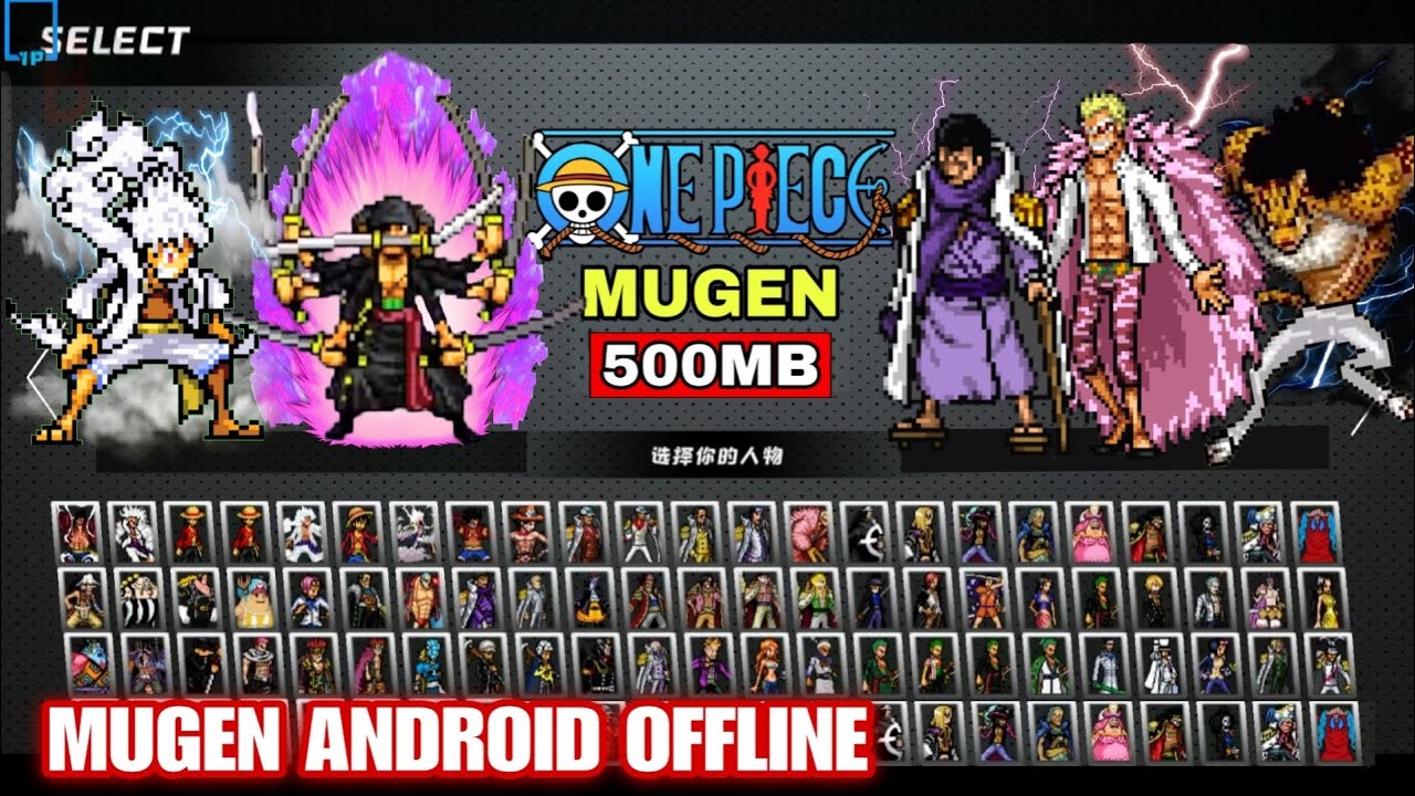 BEST UPDATED!! ONE PIECE MUGEN ANDROID NO EXAGEAR (LATEST CHARACTERS ...