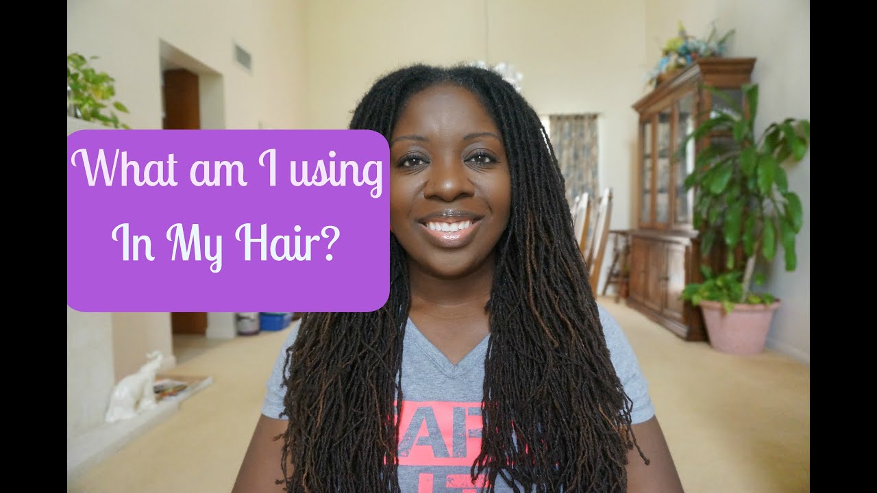 What am I using In My Hair? - YouTube