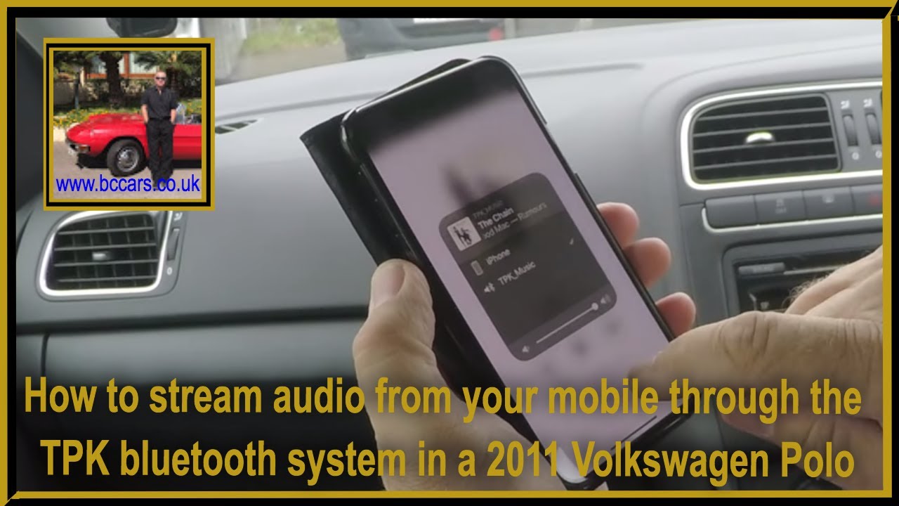 How to stream audio from your mobile through the TPK bluetooth system ...