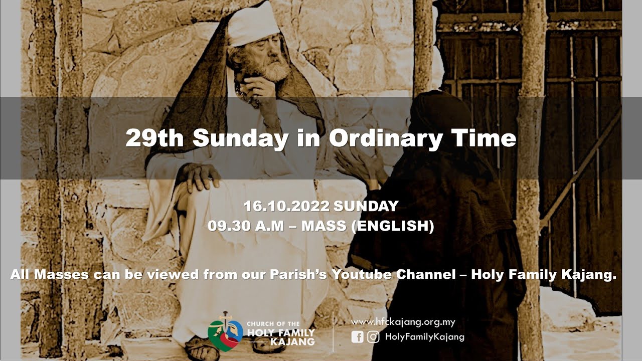 29th Sunday in Ordinary Time - YouTube