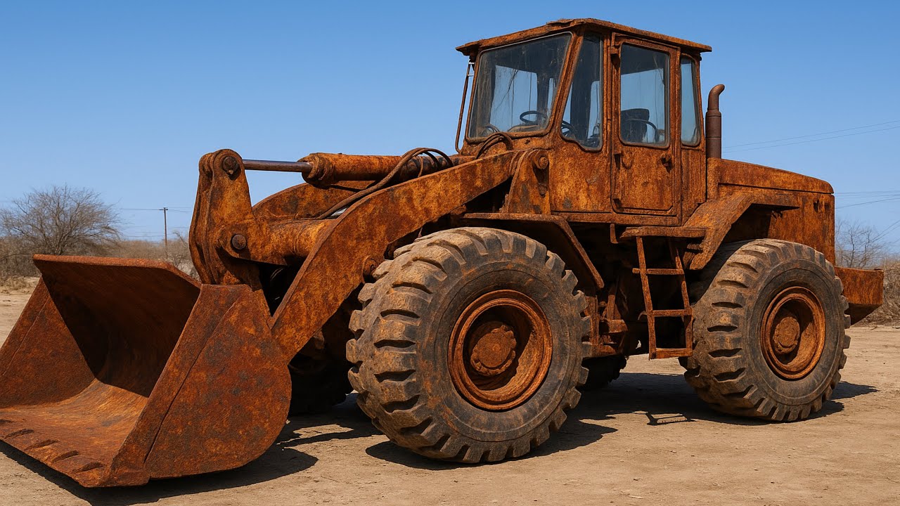 We Completely Dismantled This 50-Year-Old Rusty Loader! - YouTube
