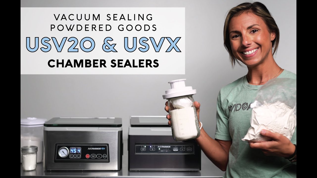 How to Vacuum Seal Powders Using the Avid Armor Ultra Series USV20 ...