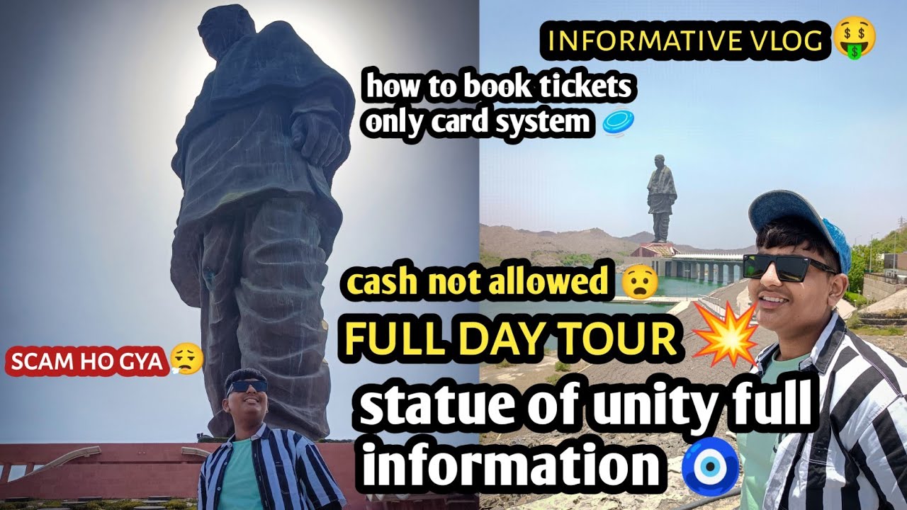 world's tallest statue 💫 pohoch gye 😆 full day tour 💥 - YouTube