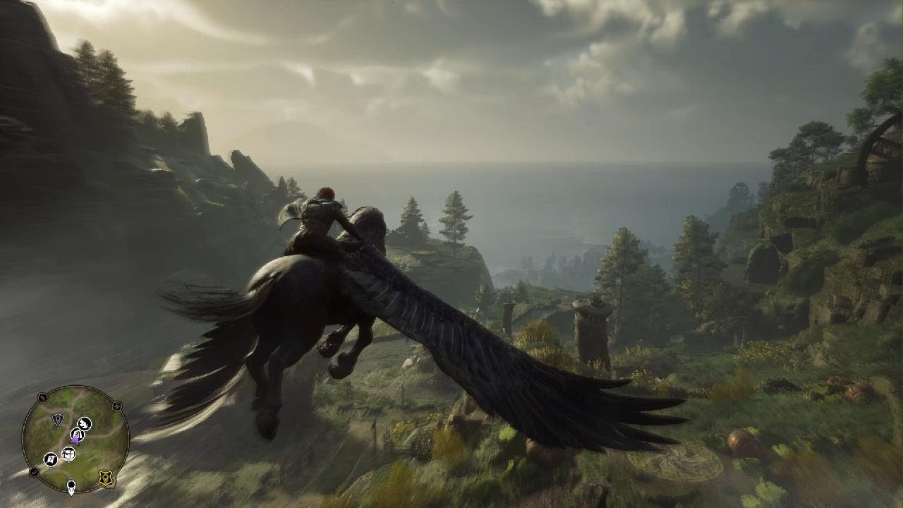 Hogwarts Legacy PS5 Flying is Epic!!! - YouTube