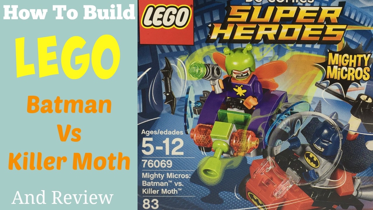 How to Build LEGO Mighty Micros: Batman Vs Killer Moth Item 76069 and ...