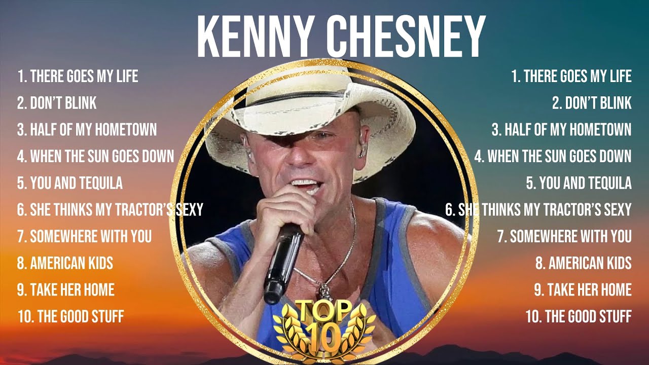 Kenny Chesney Top Hits Popular Songs - Top 10 Song Collection - YouTube