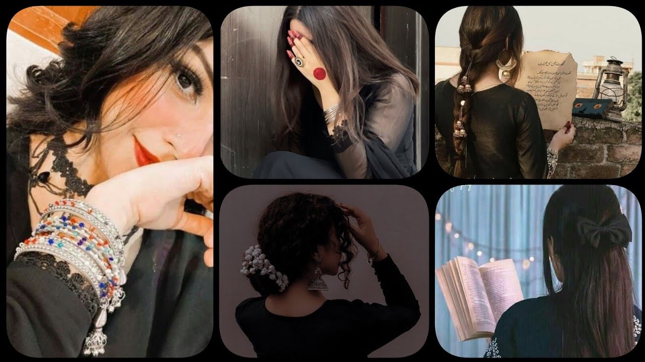 Girls hidden face dpz in black dresses/girls hidden face dpz for ...