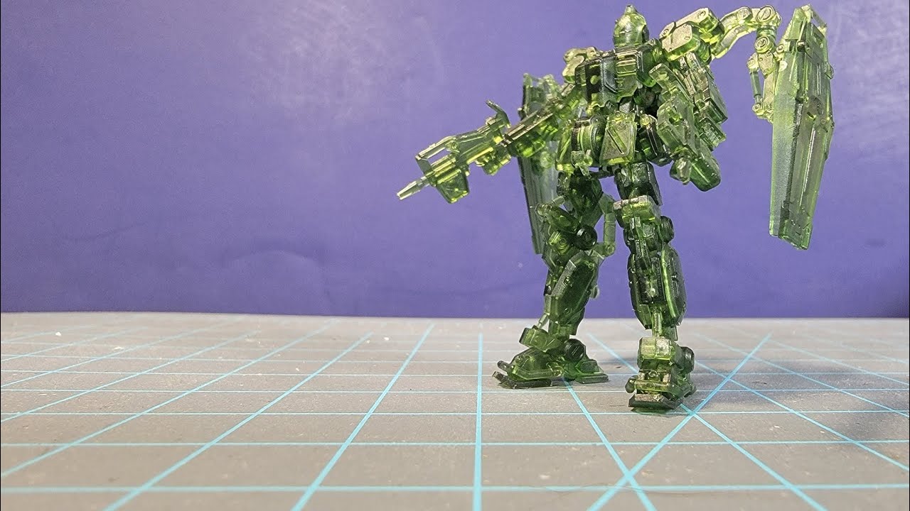 *GundamModels* Gundam Artifacts GM Thunderbolt Ver clear green - YouTube