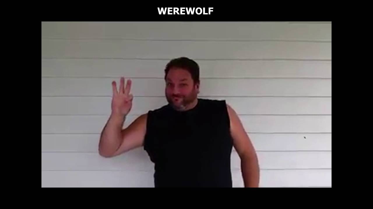 ASL Story: WEREWOLF by Jimmy Lineberry - YouTube