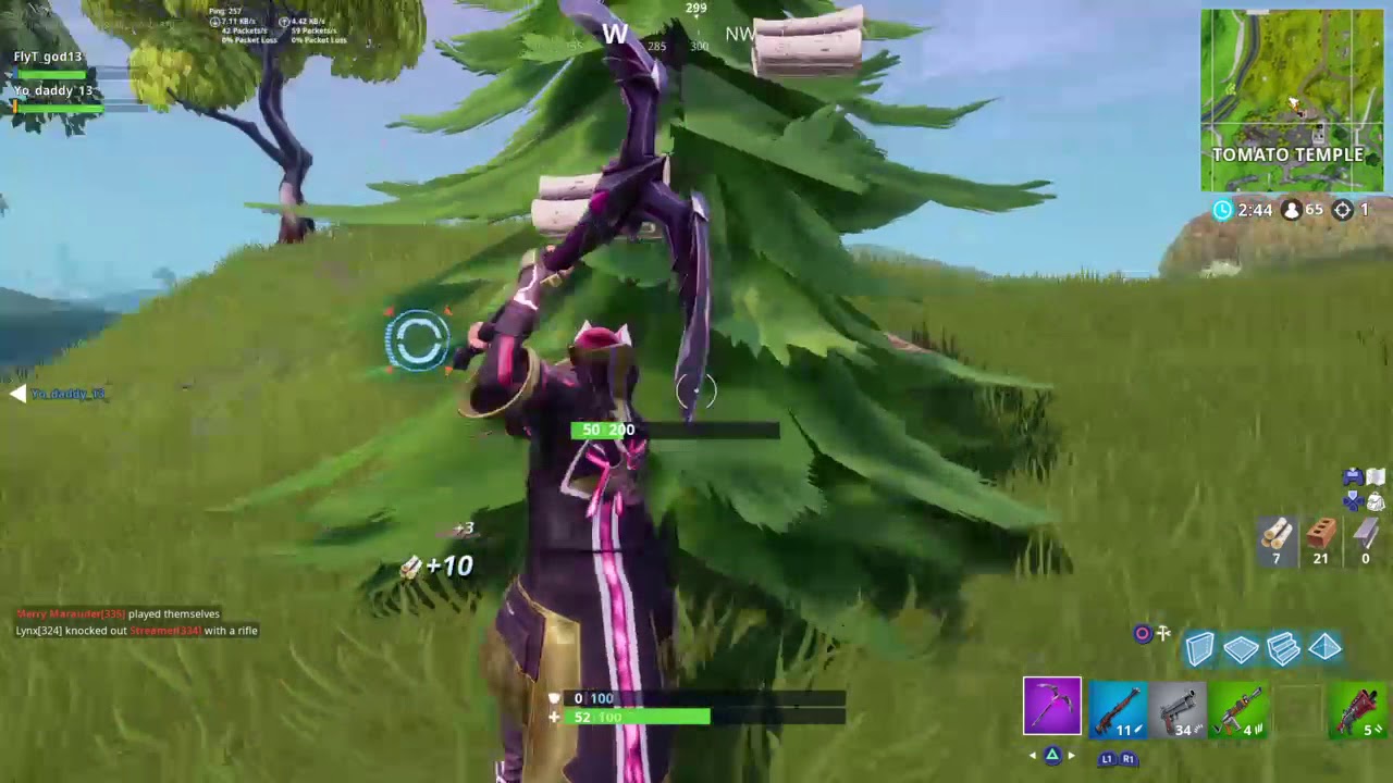 [Clean Headshot with a hunting rifle] Fortnite Battle Royale - YouTube