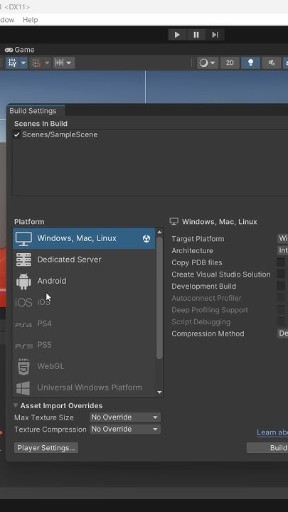How to Build A Game in unity #tutorial #unity3dengine #3dengine - YouTube
