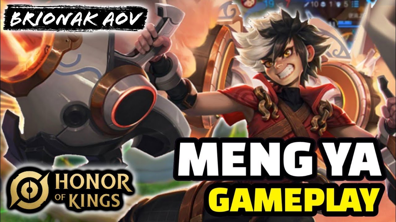 MENG YA GAMEPLAY | HONOR OF KINGS | KINGS OF GLORY | COMO JOGAR DE MENG ...