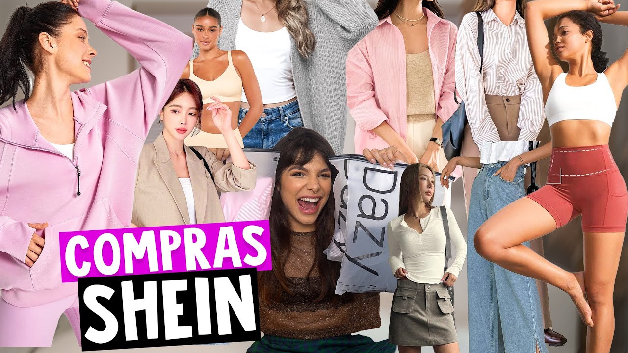 COMPRAS da SHEIN que VALERAM MUITO A PENA!! looks fitness, dazy ...