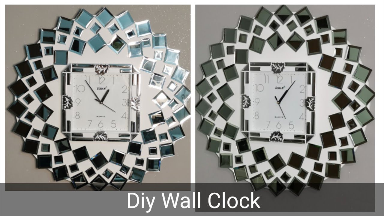DIY Wall Clock!| Handmade Wall Clock Under 20 Dollar - YouTube