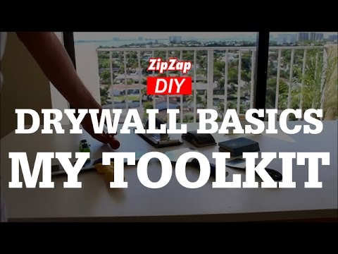 Basic Drywall Tool Kit | What is use to Work and Repair Drywall - YouTube