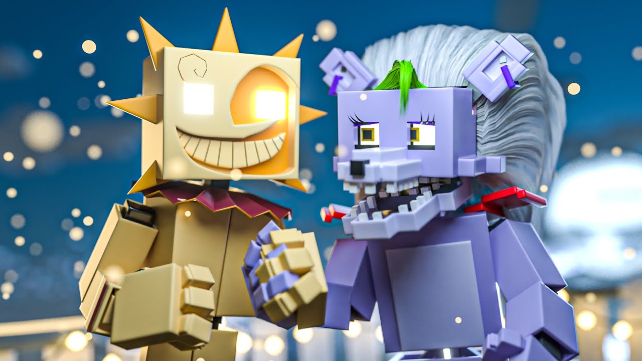 Minecraft FNAF: Sunrise and Roxanne Wolf's date?! (Minecraft Roleplay ...