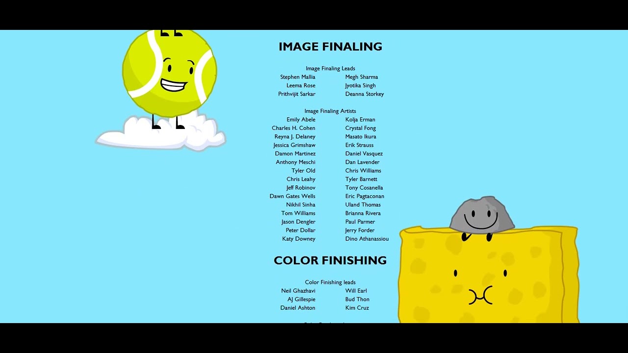 DreamWorks & Object Animation The BFDI Movie 2 End Credits 2022 - YouTube