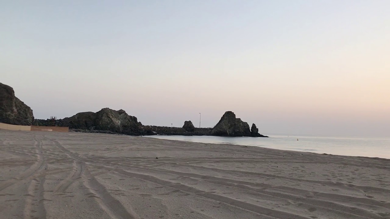 UAE best camping place Fujairah al aqah beach - YouTube