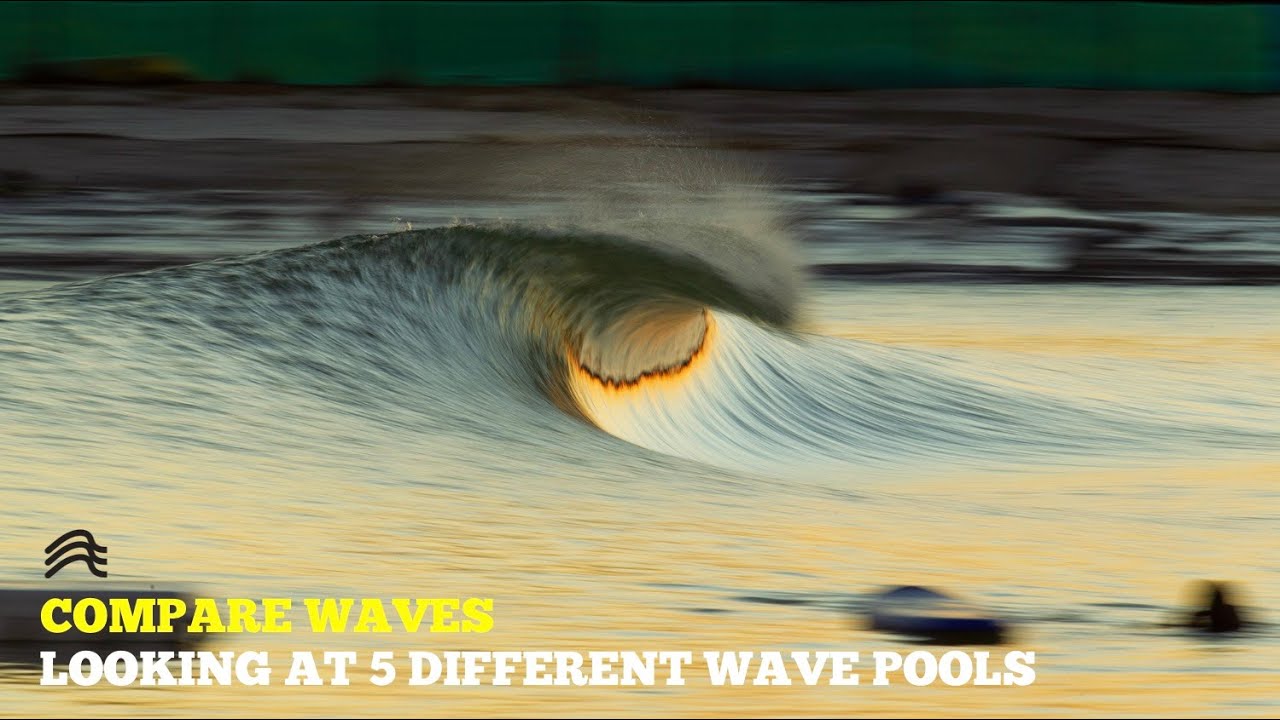 Compare the waves at 5 different wave pools - YouTube