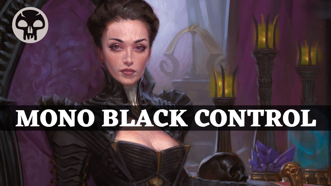 MONO BLACK CONTROL - Strixhaven Standard Deck | Magic: The Gathering ...
