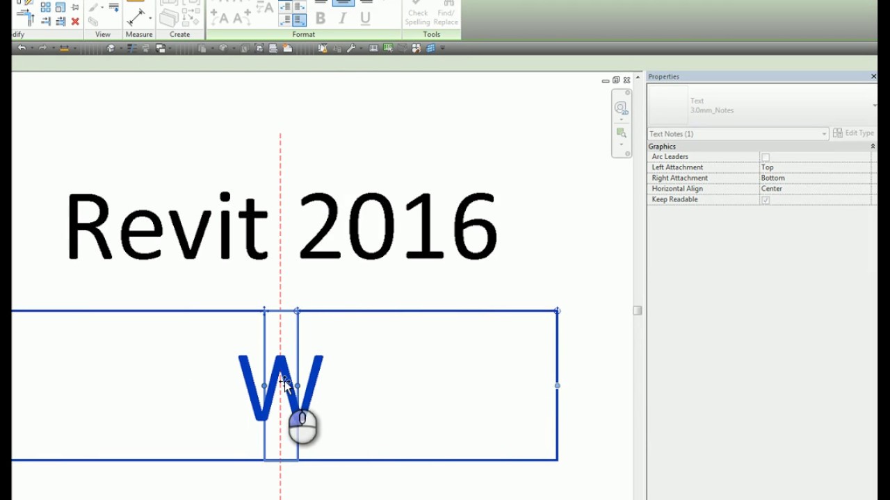 Text Center Justification in Revit 2017 - YouTube