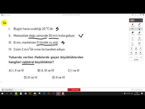 9.Sınıf Fizik Beceri Temelli Soru Bankası Çözümleri 1.Ünite/3.Test/14.Soru