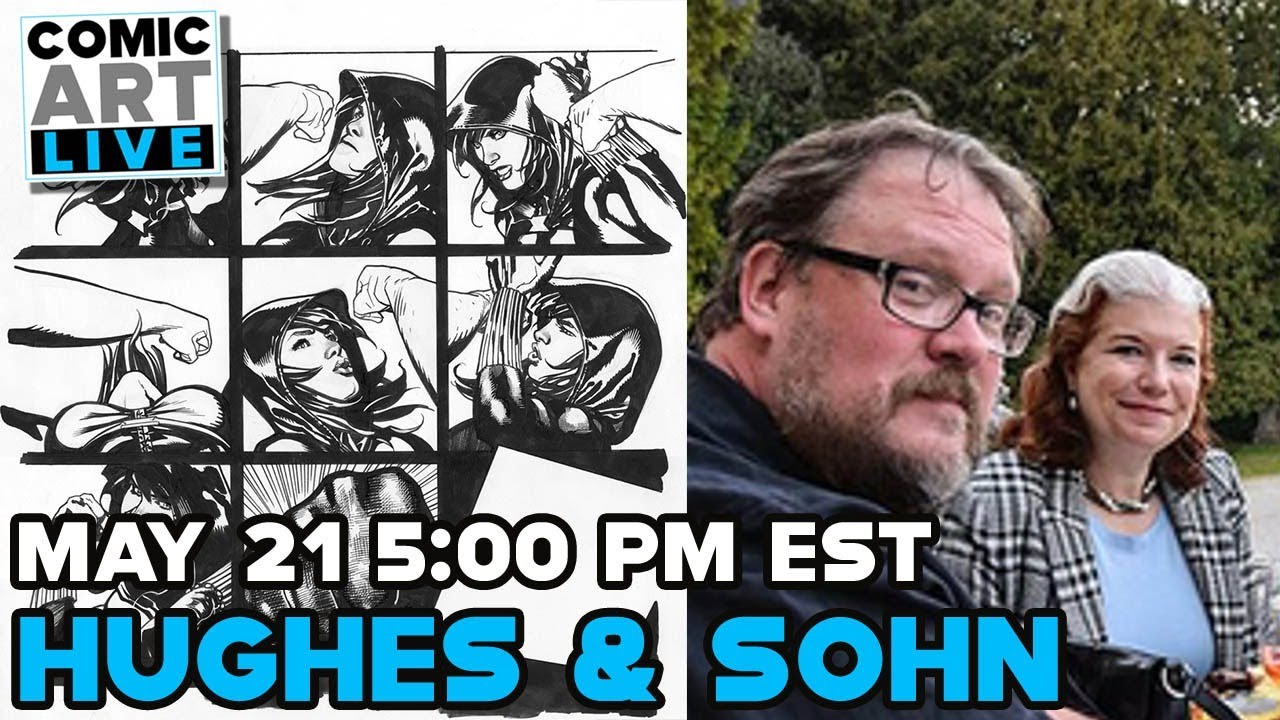 Comic Art LIVE Spring 2022 Panel - Adam Hughes & Allison Sohn - YouTube