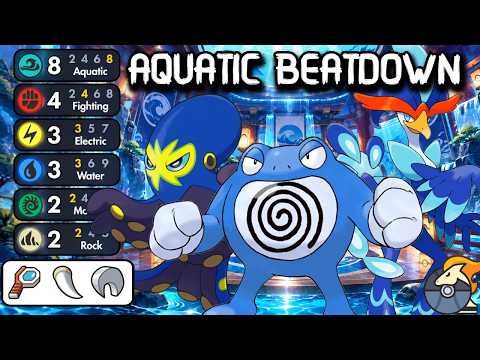 Poliwrath Is SURFING THROUGH EXECUTES In Pokémon Auto Chess