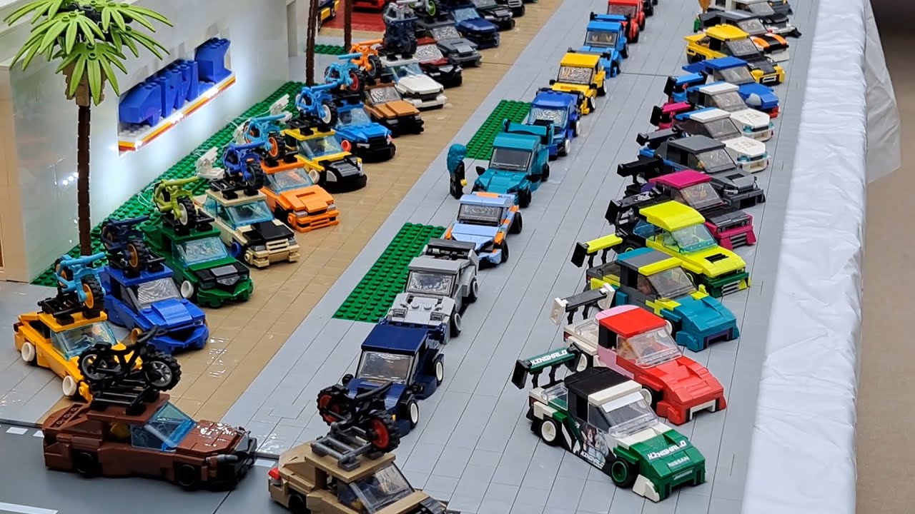 Huge LEGO Car Event Hot Minifig Rides 2025 | #4wlc - YouTube