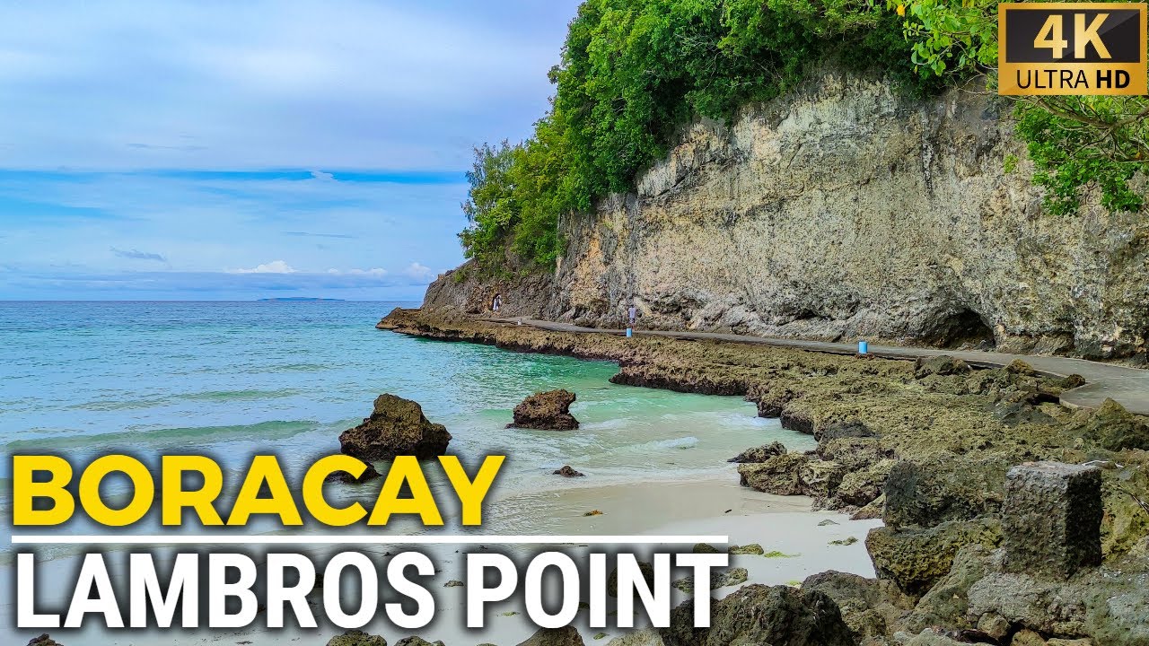BORACAY'S LAMBROS POINT Walking Tour [4K] Philippines - February 2023 - YouTube