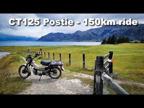 CT125 Postie Bike - 150km run - YouTube