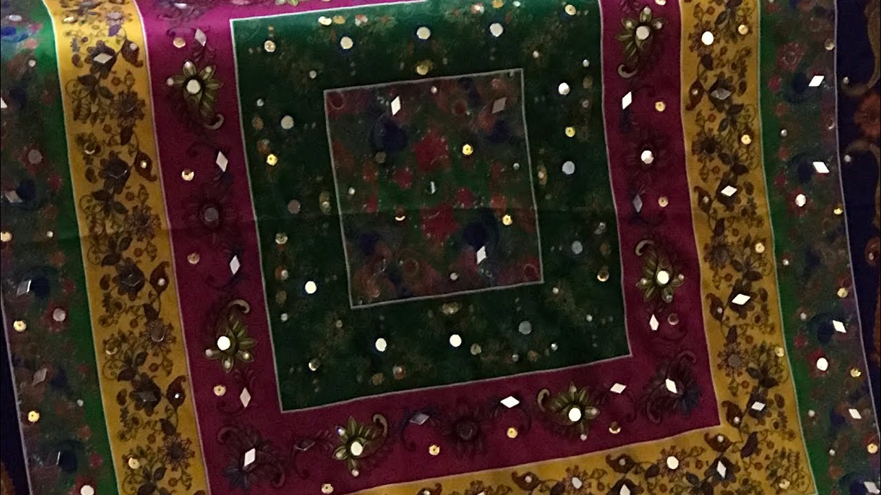 Pure silk digital printed - YouTube