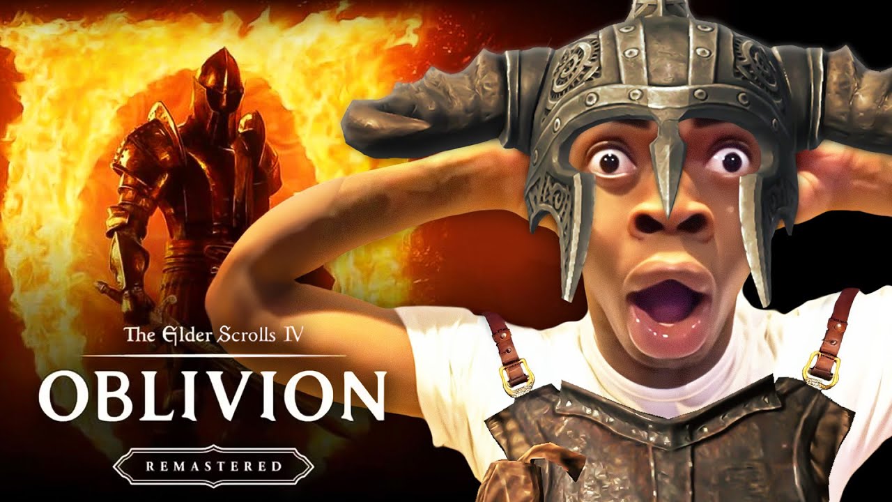 OBLIVION REMASTERED MEME RUN - YouTube