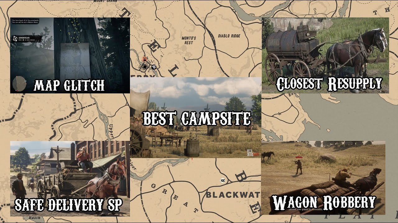 RDR2 Online Tutorial How To Set up Camp at Hawk Eye Creek Location ...