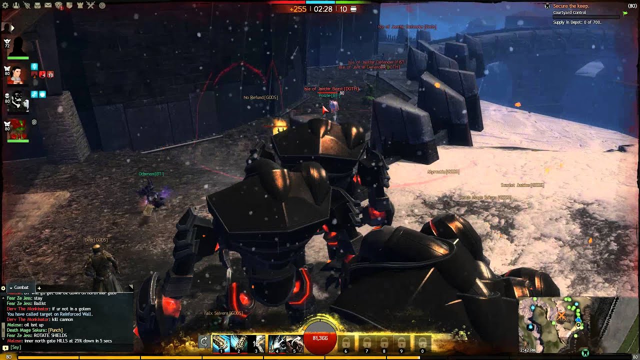 The Great Golem Rush of 2012 (GW2 WvW Gameplay) FT. [GODS] - YouTube